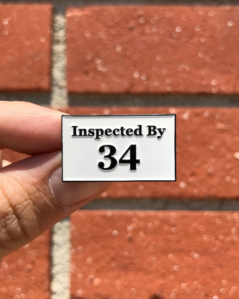 Inspector 34 - Enamel Pin - Etsy