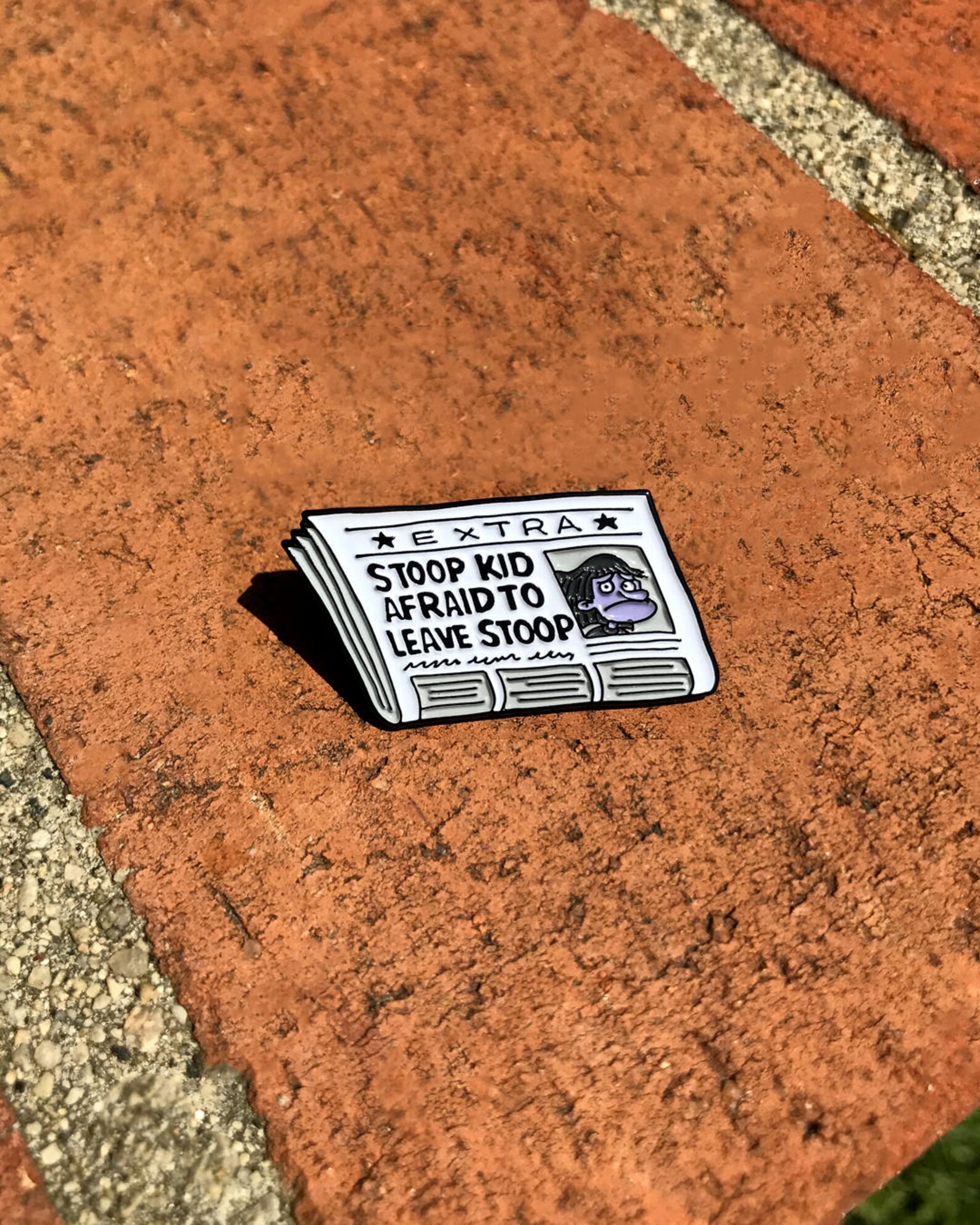 Stoop Kid Enamel Pin - Etsy