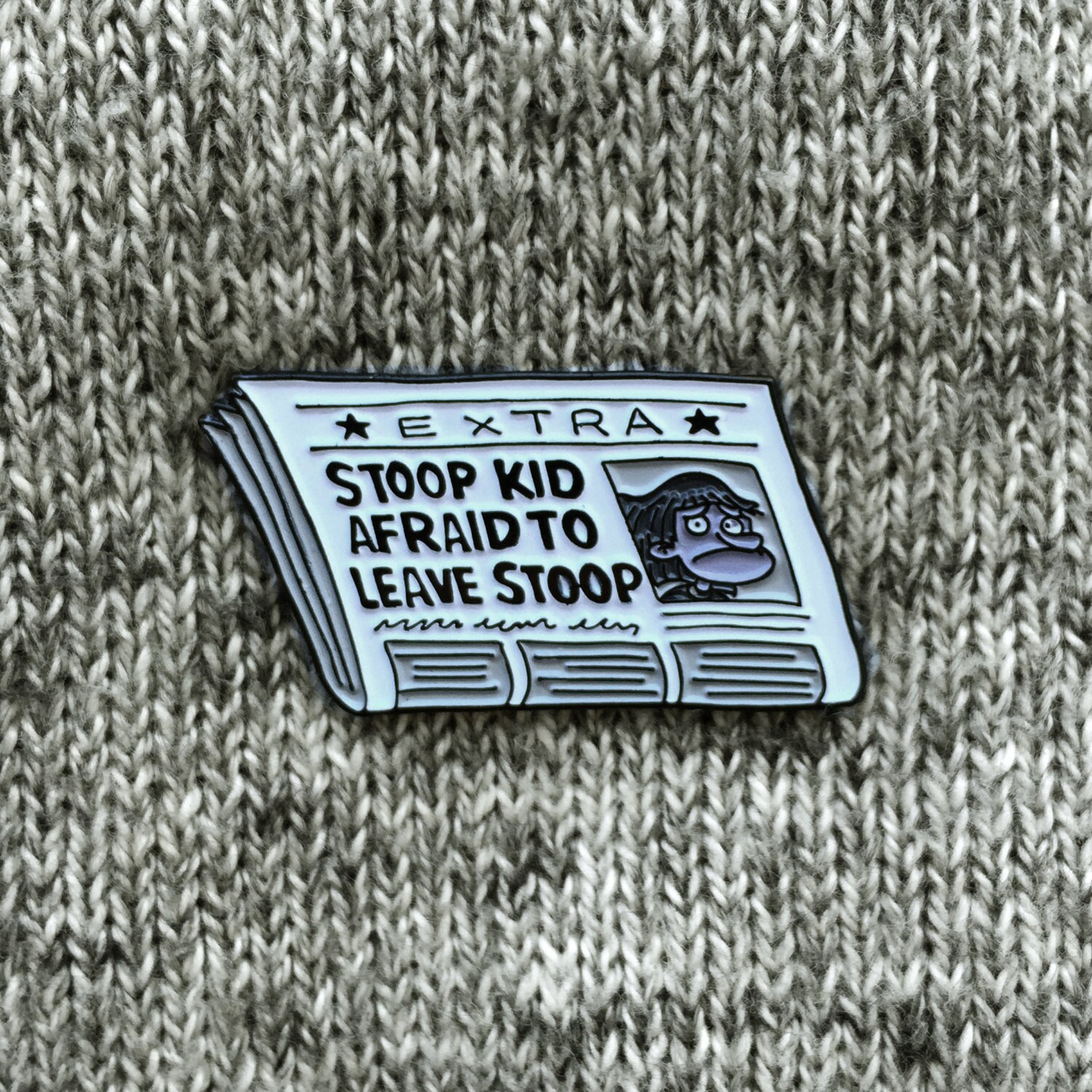 Stoop Kid Enamel Pin - Etsy