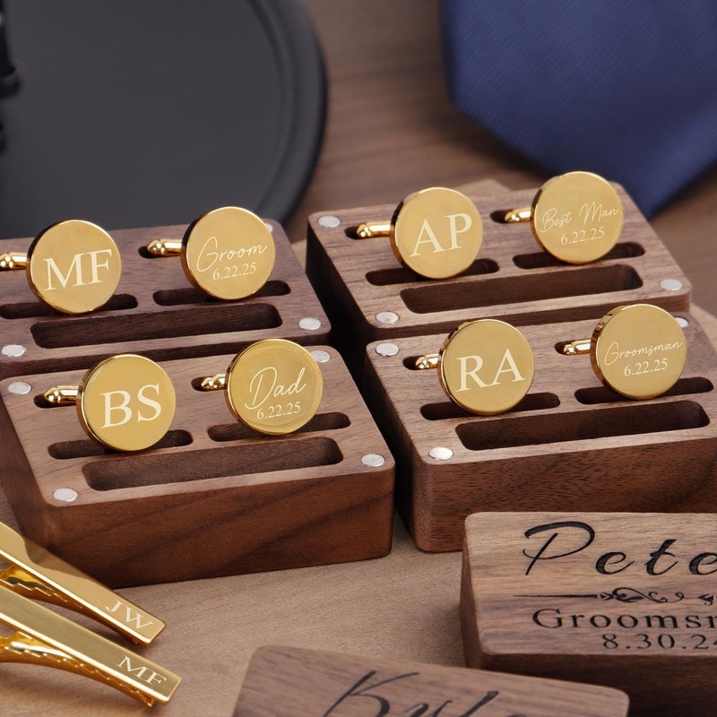 Mens Cufflink Set - Etsy