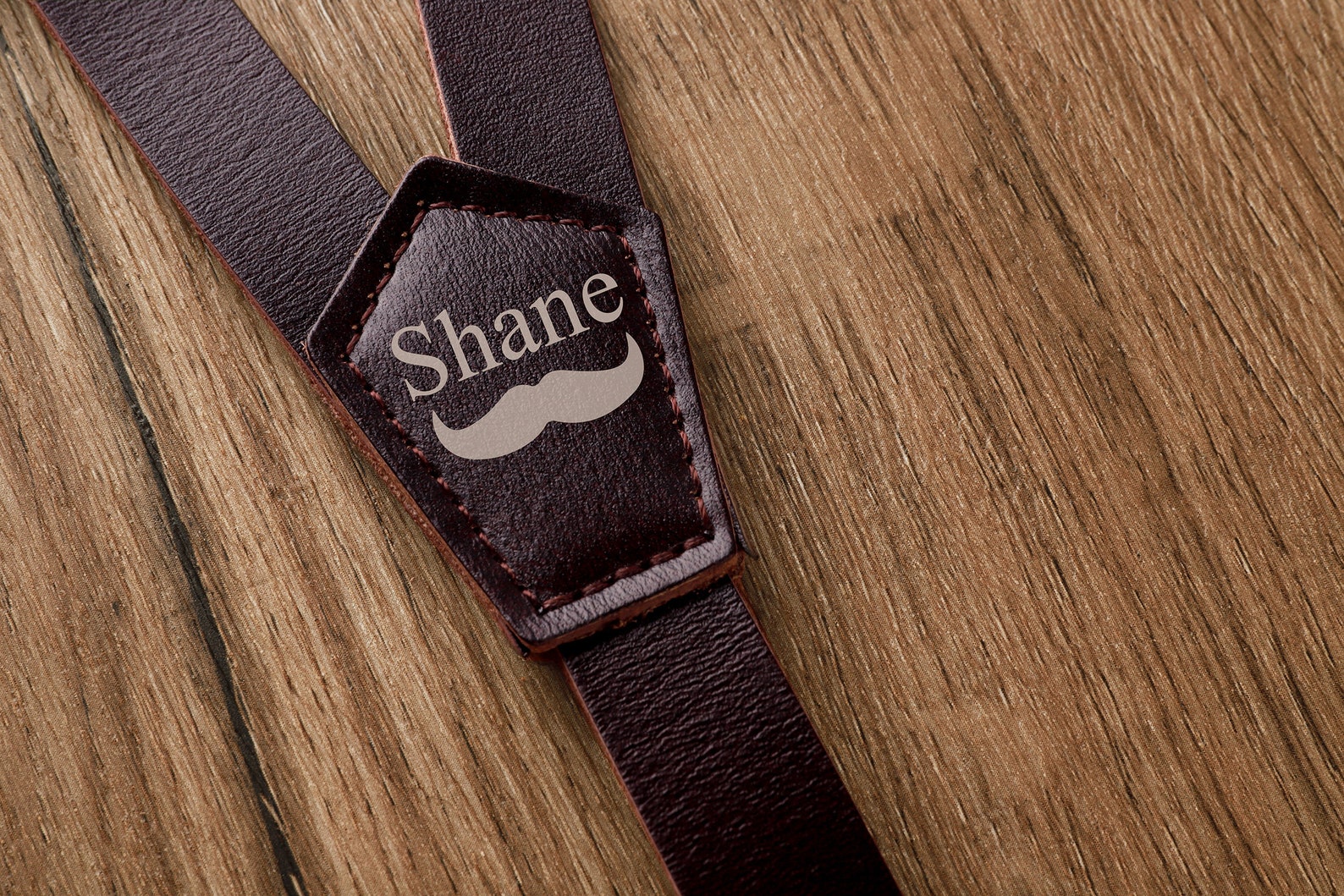 Rustic Wedding Suspenders for Groomsmen Gift Set Dark Brown | Etsy