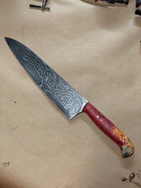 Custom Order for Random pattern Damascus 8 carbon steel | Etsy