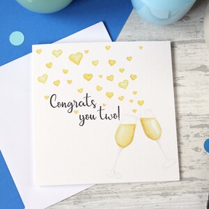 Congrats You Two Congratulations Card Wedding Card Congrats - Etsy