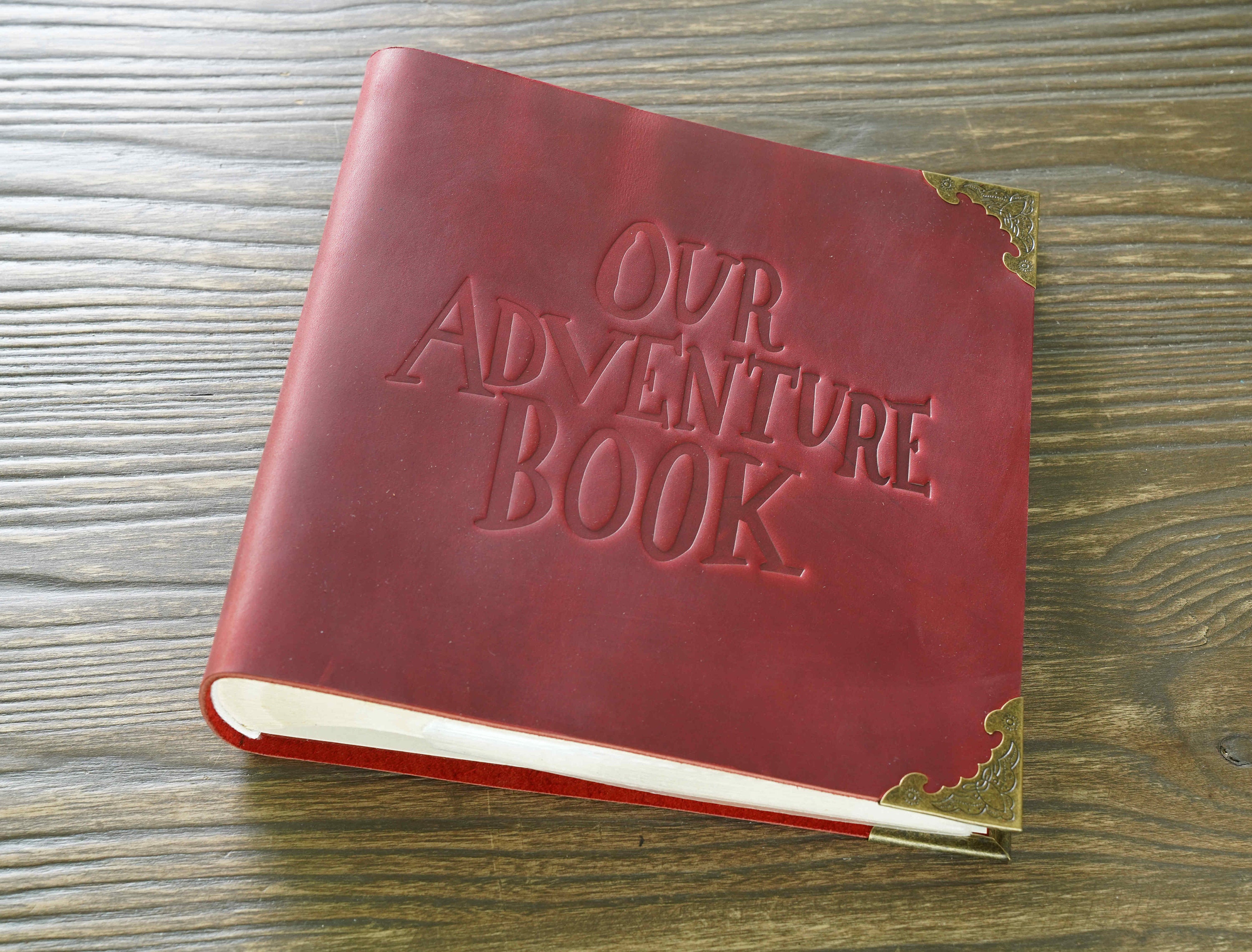 Personalized Our Adventure Book ,custom Photo Album ,leather Scrapbook ...