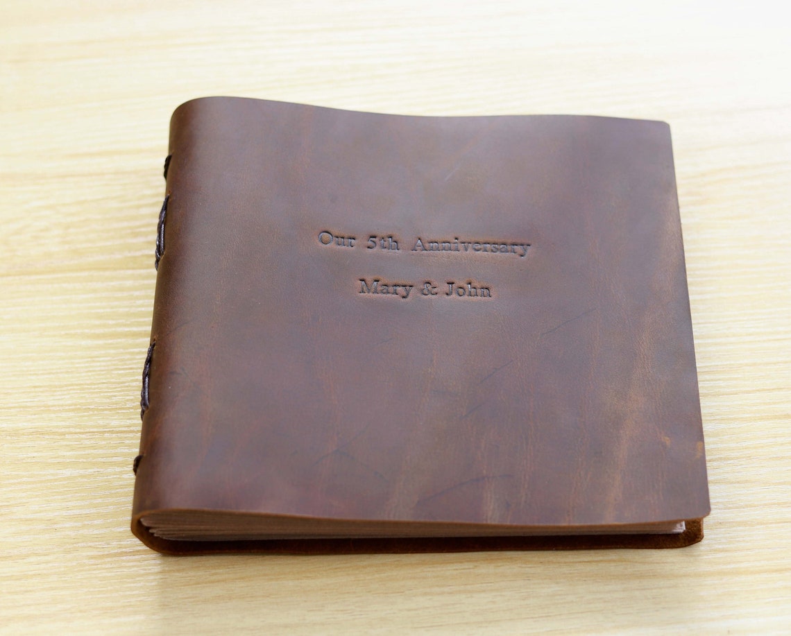 Personalized Our Adventure Book custom Photo Album leather | Etsy