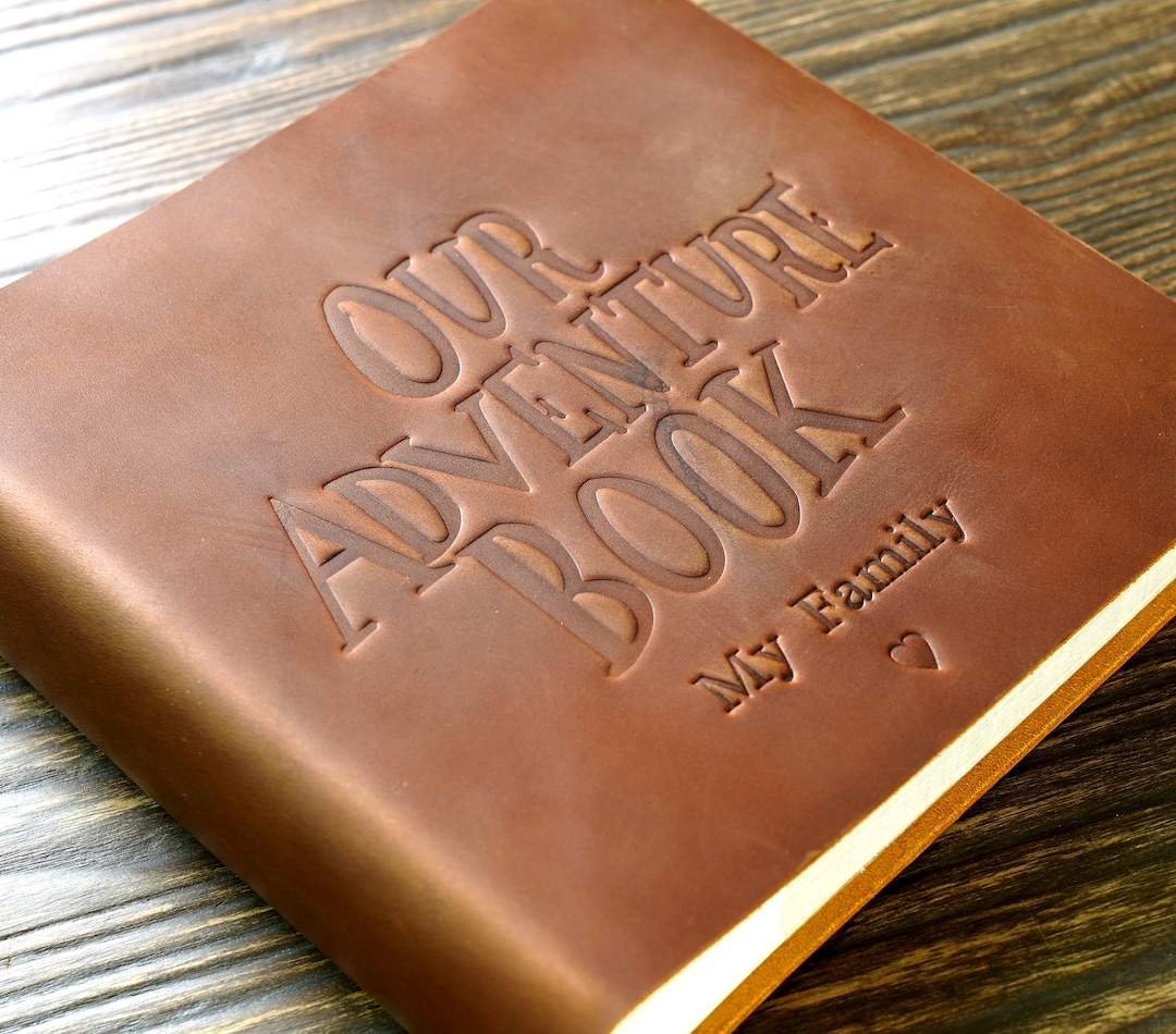 Personalized Our Adventure Book ,custom Photo Album ,leather Scrapbook ...