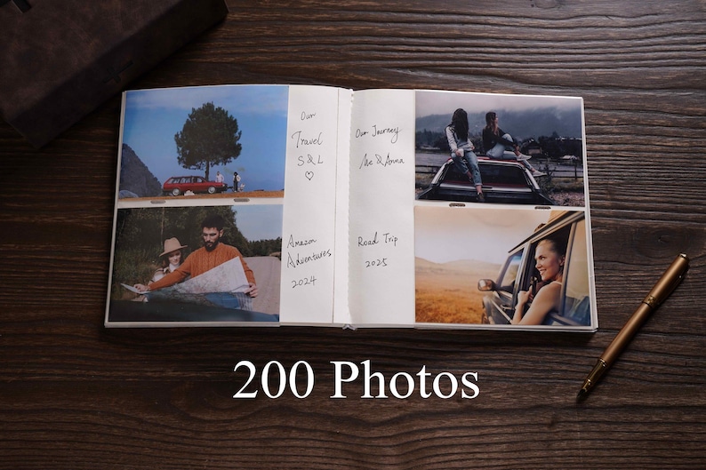 Personalized Leather Photo Album Hunting Album Fishing Album Memory ...