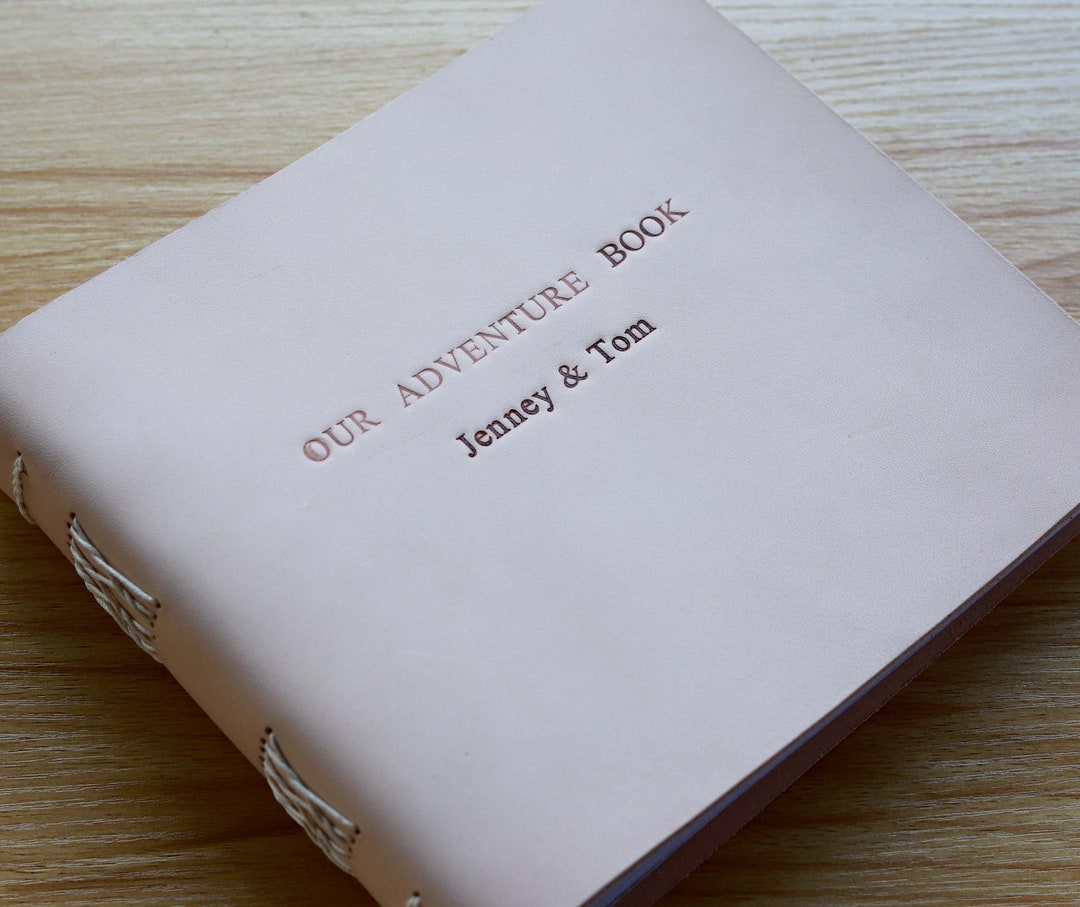 Personalized Our Adventure Book ,custom Photo Album ,leather Scrapbook ...