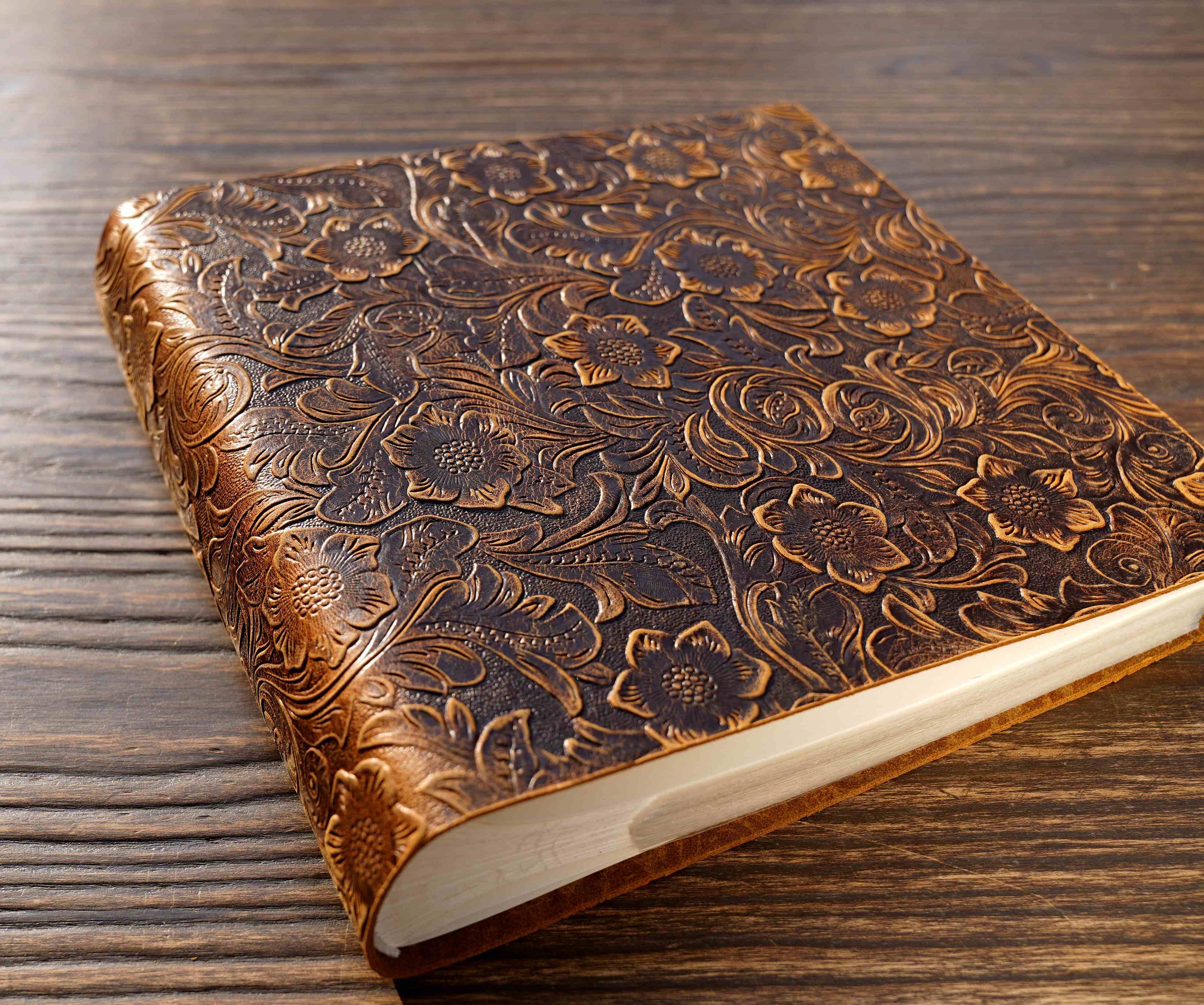 Personalized Leather Photo Album With Pocketsalbum for - Etsy