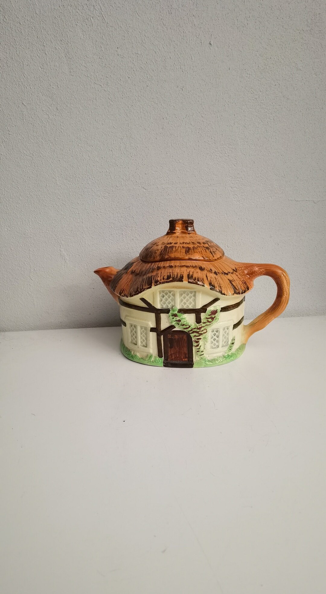 Vintage England House Cottage Teapot - Vintage Ceramic Teapot, House ...
