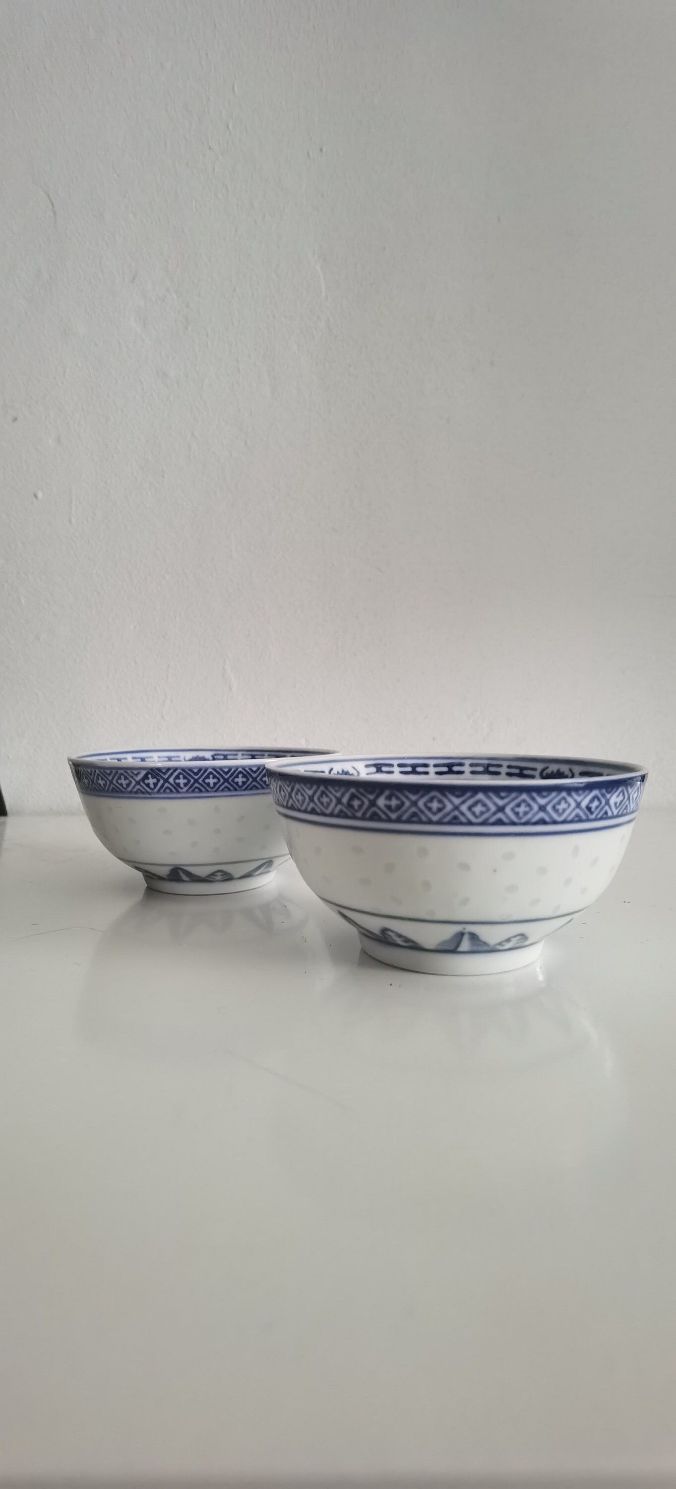 Pair Chinese Porcelain Rice Bowls Fine Porcelain Chinese - Etsy