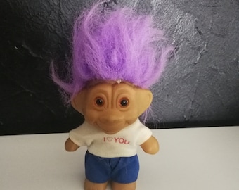 Purple Hair Troll - Etsy