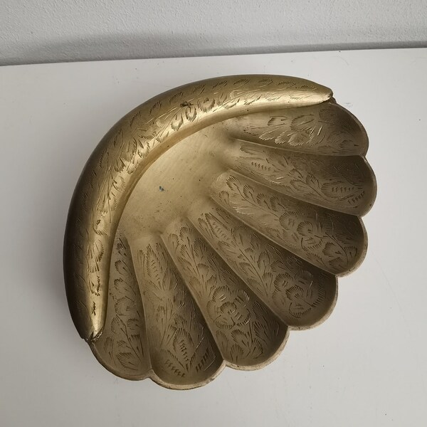 Brass Shell Dish - Etsy