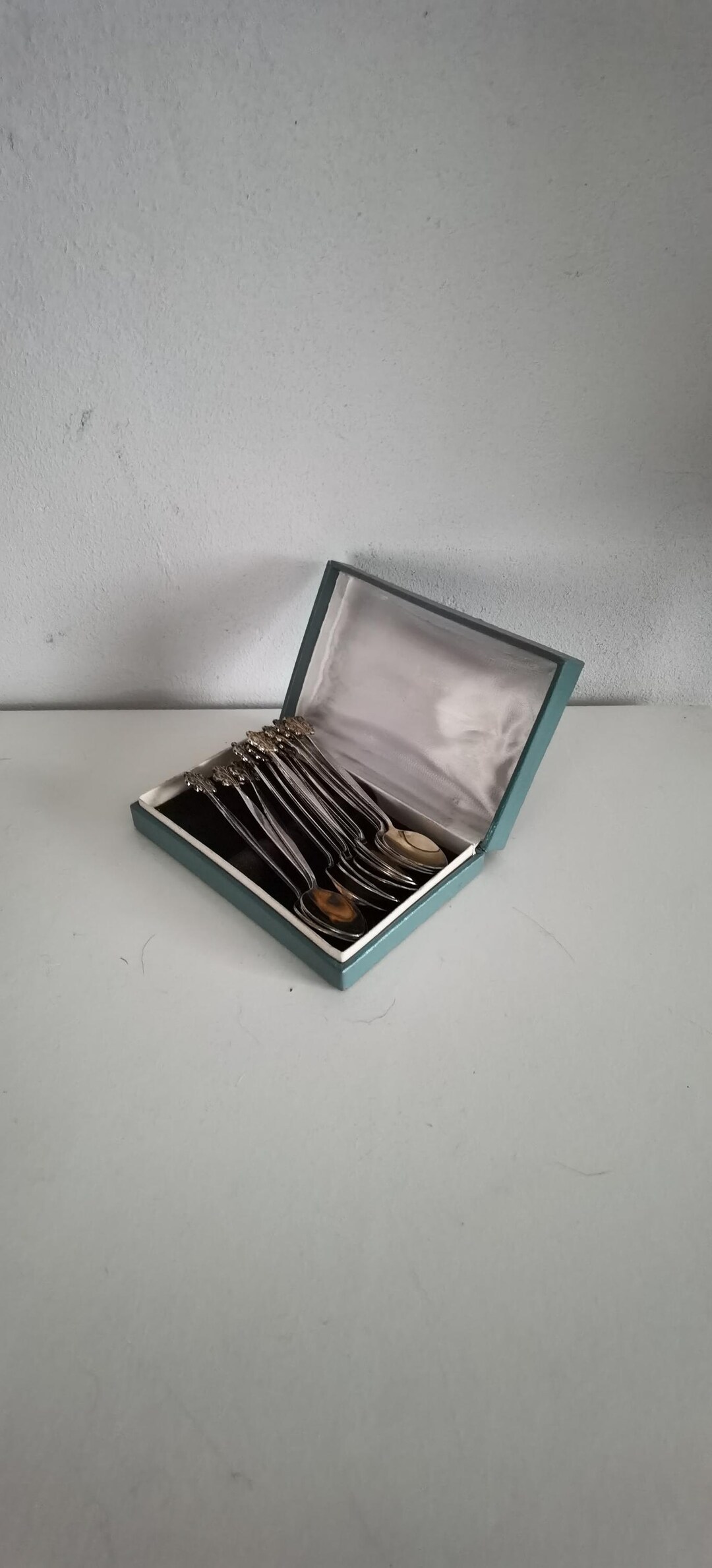 Set of 12 Vintage Soviet Spoon With Box,kitchen Decor Rustic Serving ...