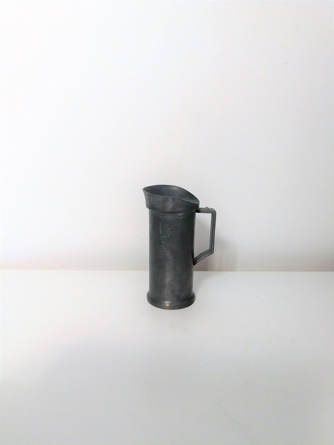 Vintage Old Dutch Pewter Measuring Cup, Measuring Tankard Antique ...