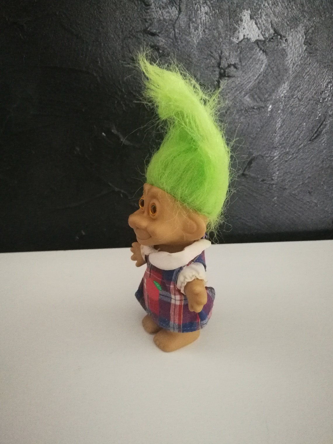Vintage Green Hair Troll Doll Vintage Cherry Printed Costume - Etsy UK