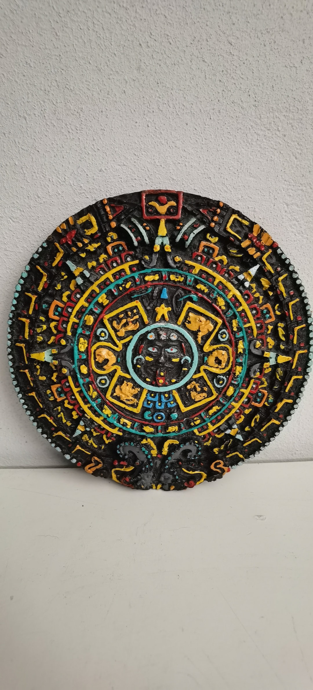 Vintage Ceramic Wall Plaque , Wall Hanging , La Piedra Del Sol O ...