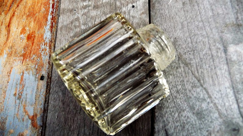 Vintage Cut Crystal Glass Cruet Set With Tray, Salt Shaker, Pepper ...