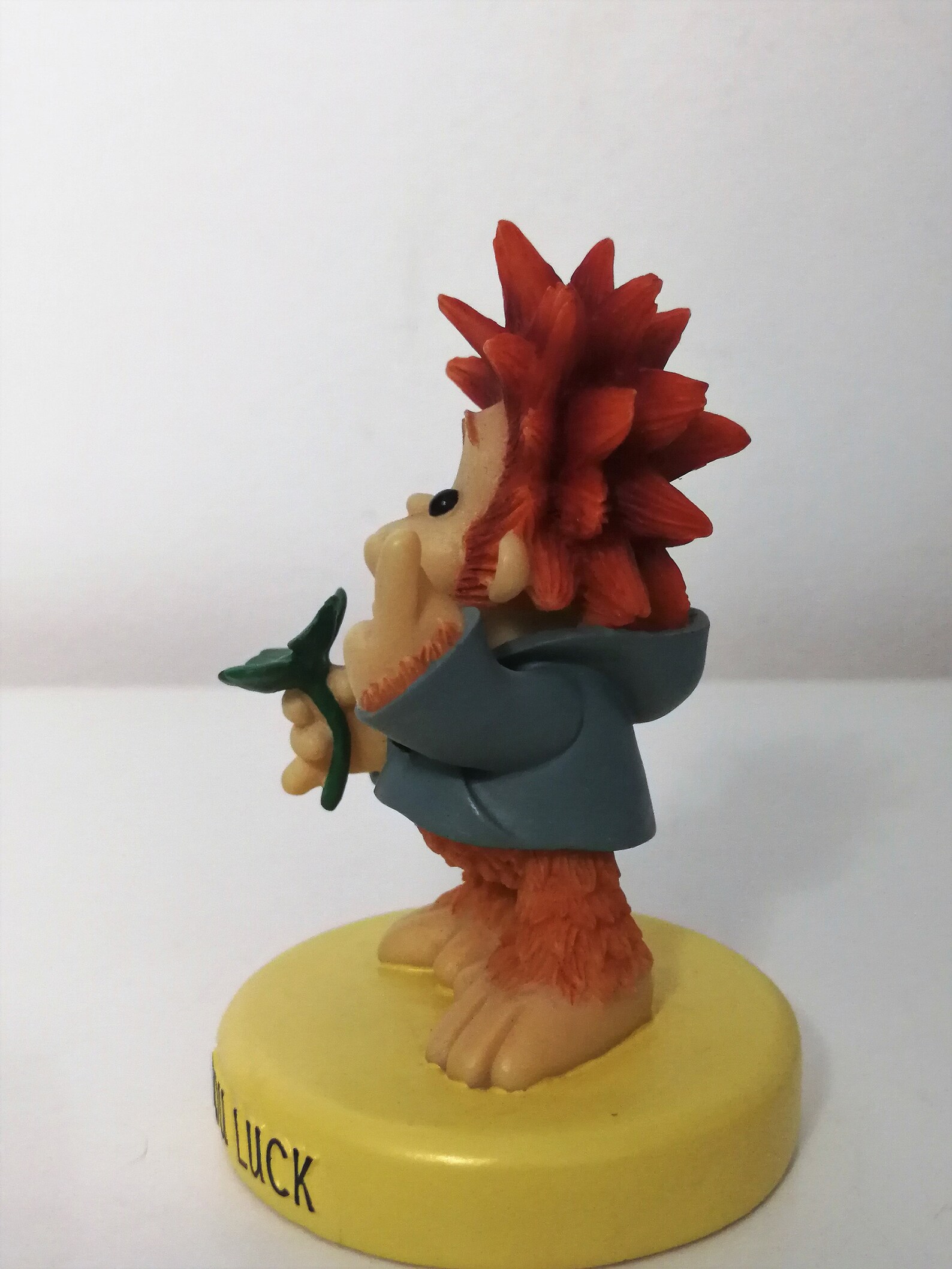 Vintage Ceramic Troll Figurine All for Love Wishing You Luck - Etsy