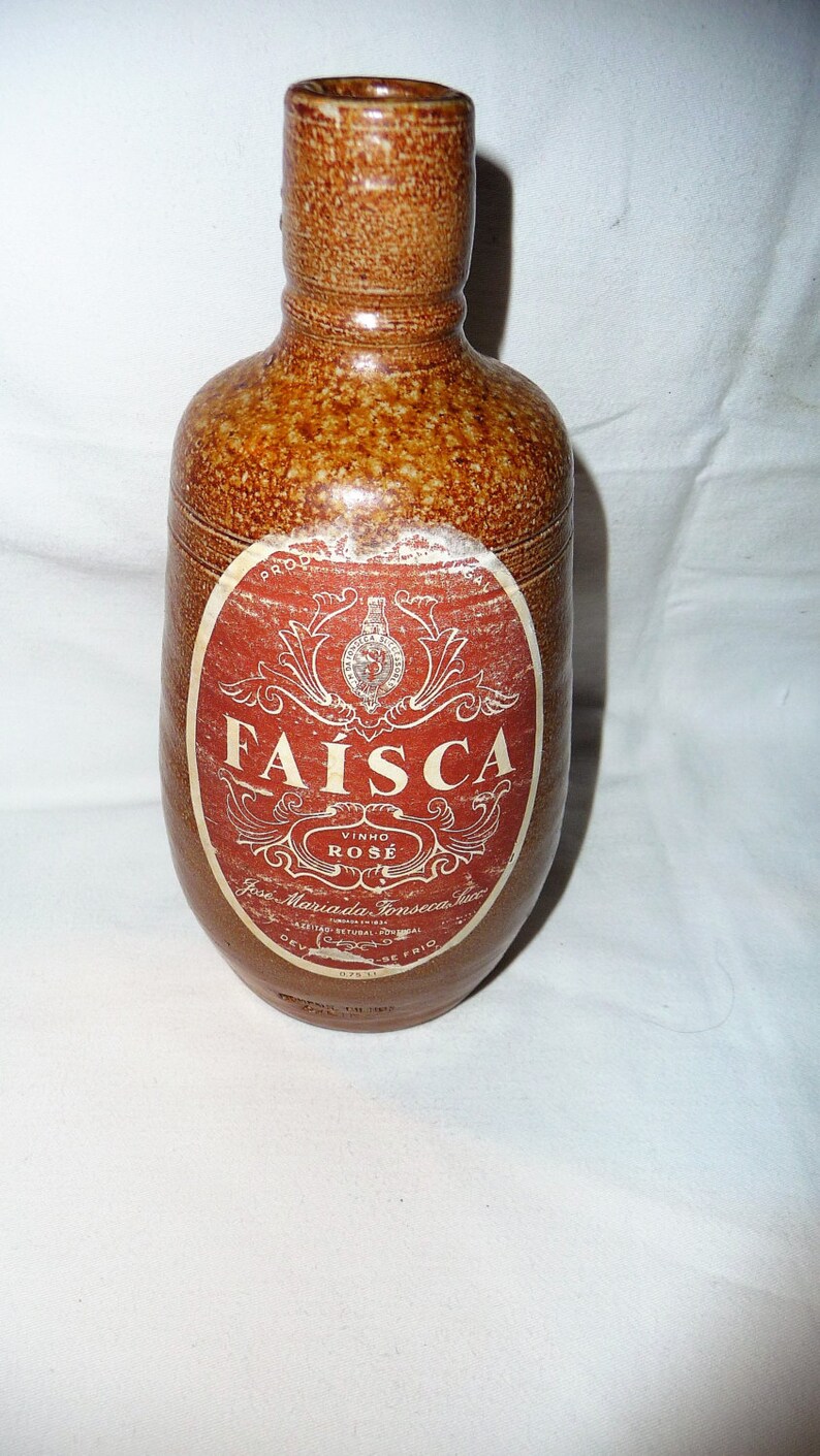 Antique Vintage Faisca Vinho Rose Wine Stoneware Ceramic | Etsy