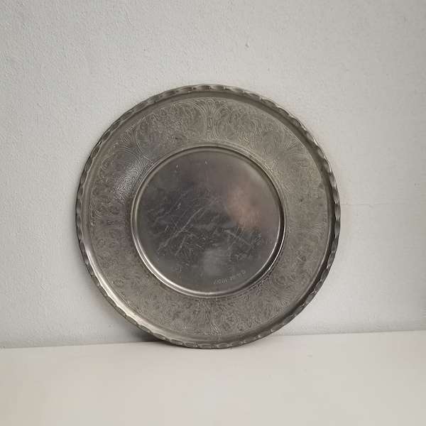 Pewter Plate - Etsy