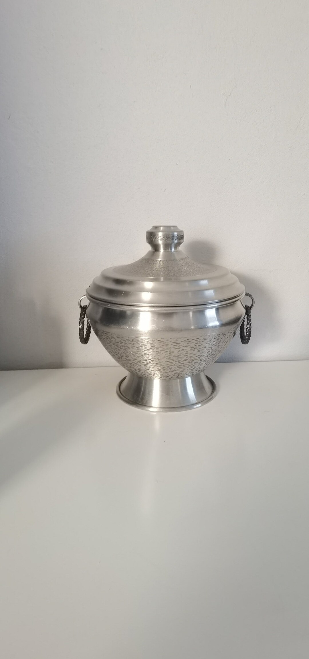 Vintage Norwegian Norway Holsen Pewter Bowl With Lid, Bowl With ...