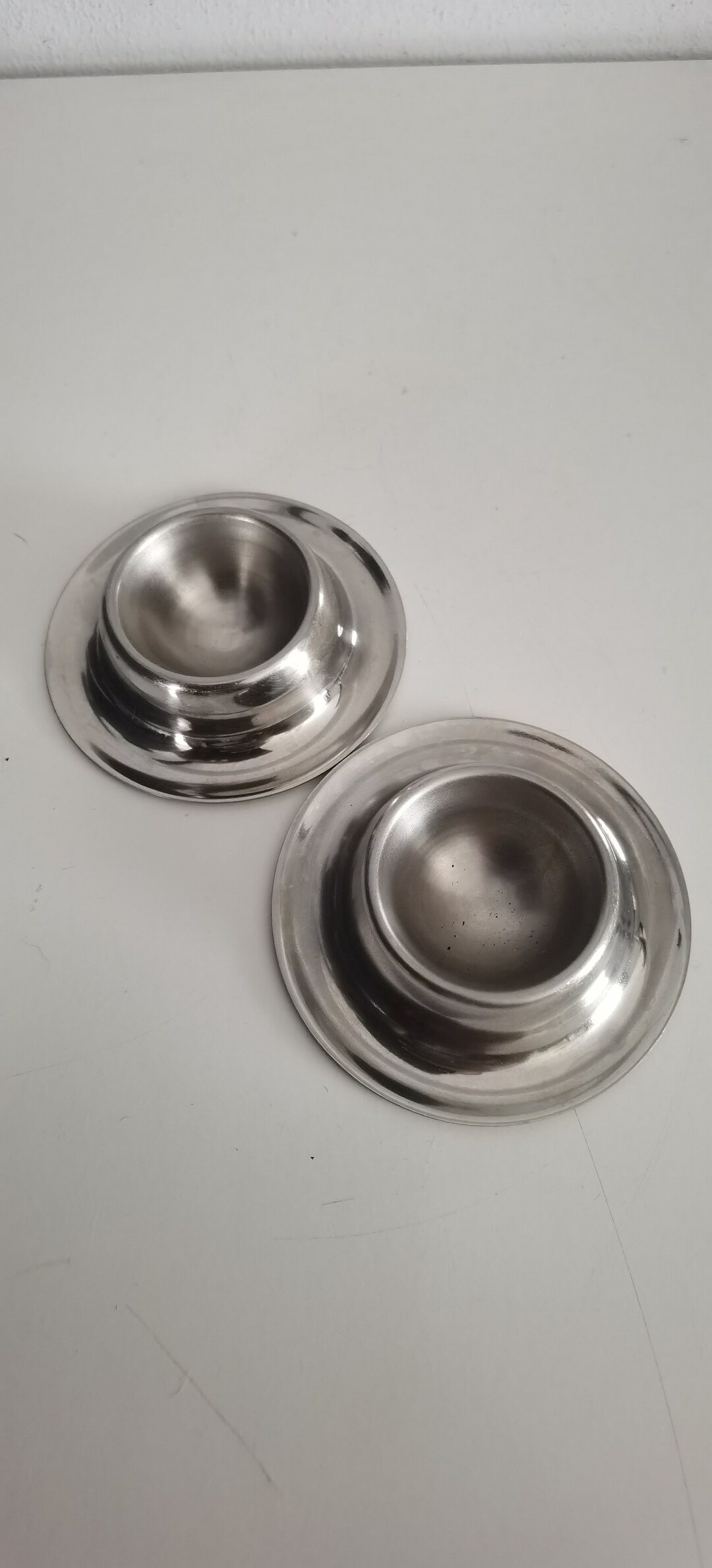 Vintage Egg Cups Germany Kitchen Decor Pair Stainless - Etsy