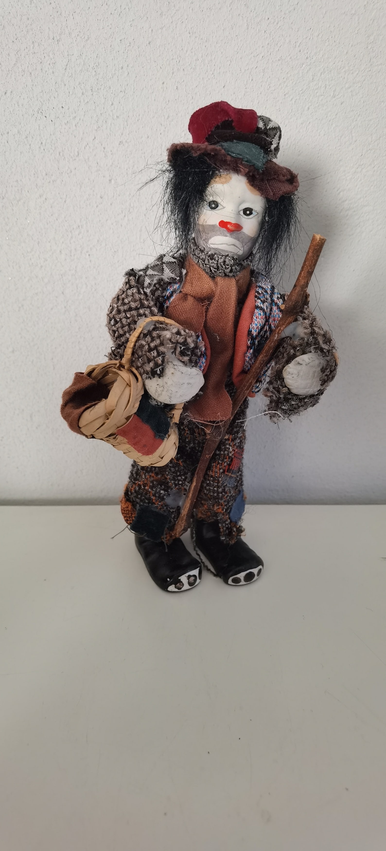 Vintage Homeless Porcelain Clown Clown Ceramic Figurine | Etsy