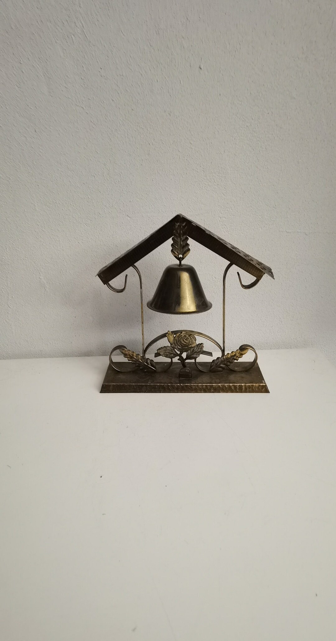 Vintage Brass Dinner Bell , Table Decor , Christmas Gift, Waiter Bell ...