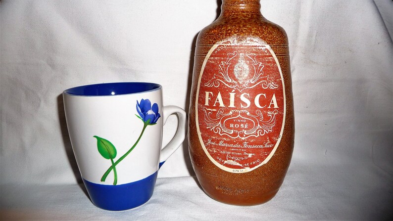 Antique Vintage Faisca Vinho Rose Wine Stoneware Ceramic | Etsy