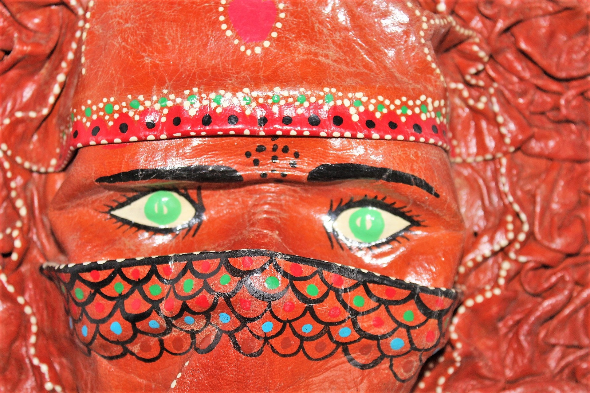 Vtg Sculpted Leather African Woman Face Mask Wall Hanging - Etsy