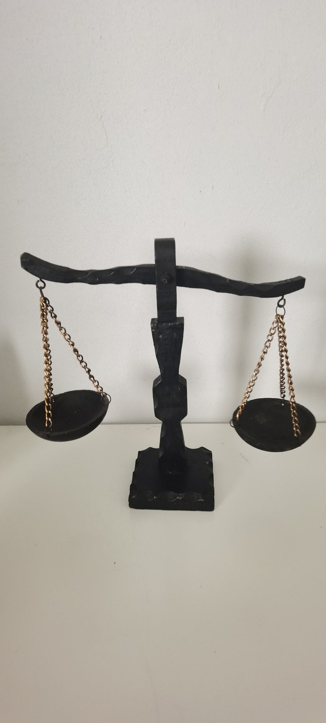 Vintage Weighing Scales Home Decor, Spanish Wooden Scales , Kitchen ...