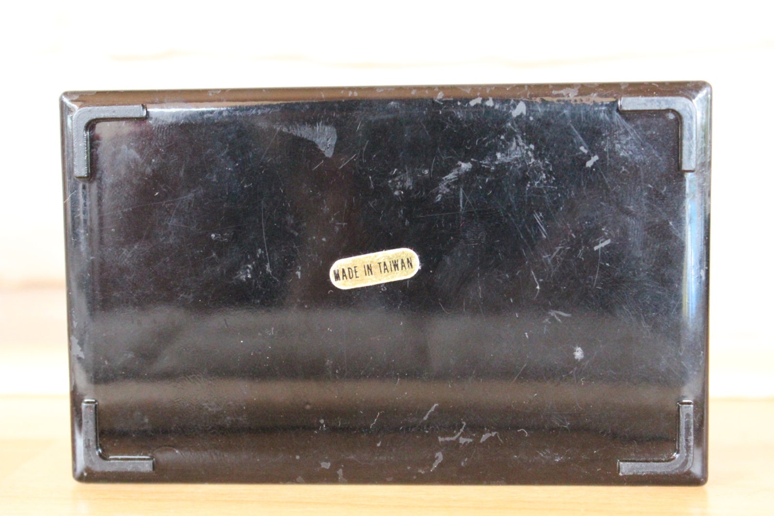 Lacquer Box Made in Taiwan Black Floral Trinket Box Jewelry - Etsy