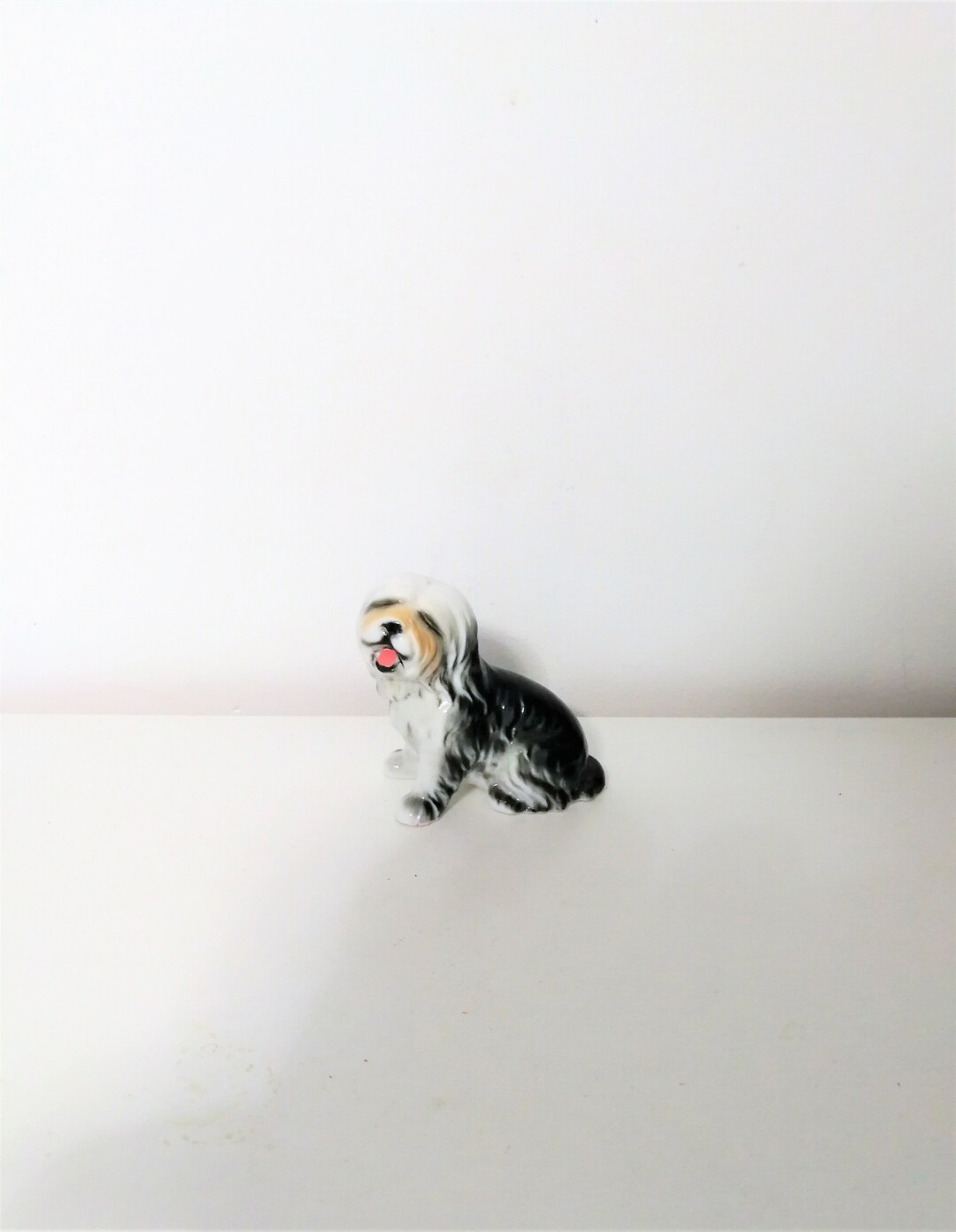 Vintage Porcelain Leonardo Collection Dog Figurine Shepherd Farm ...