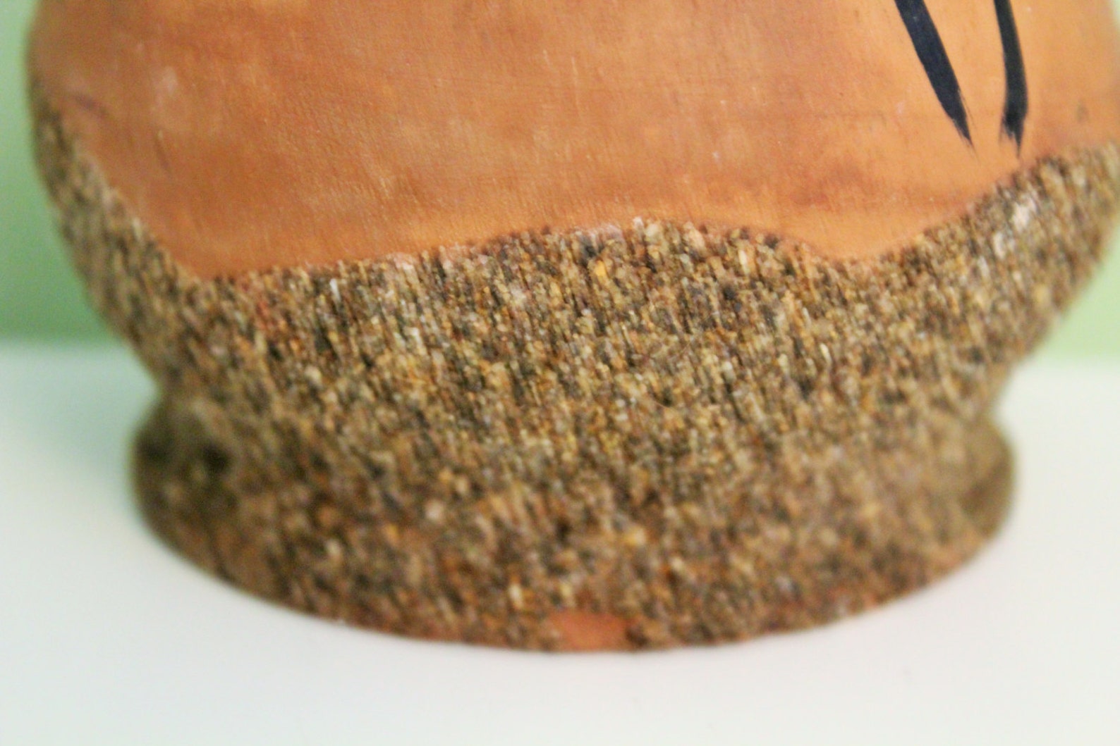 Vintage Studio Pottery Ceramic Vase, Sand Clay Art Pottery Vase, Sand ...