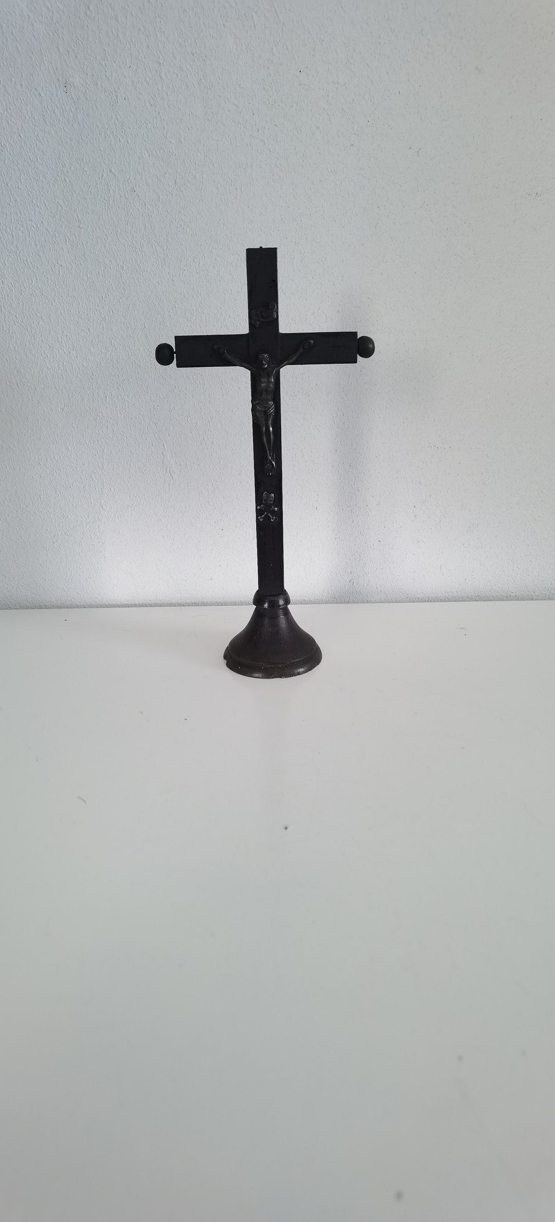 Large Vintage Crucifix, Jesus on the Cross, Wooden Cross, Religious ...