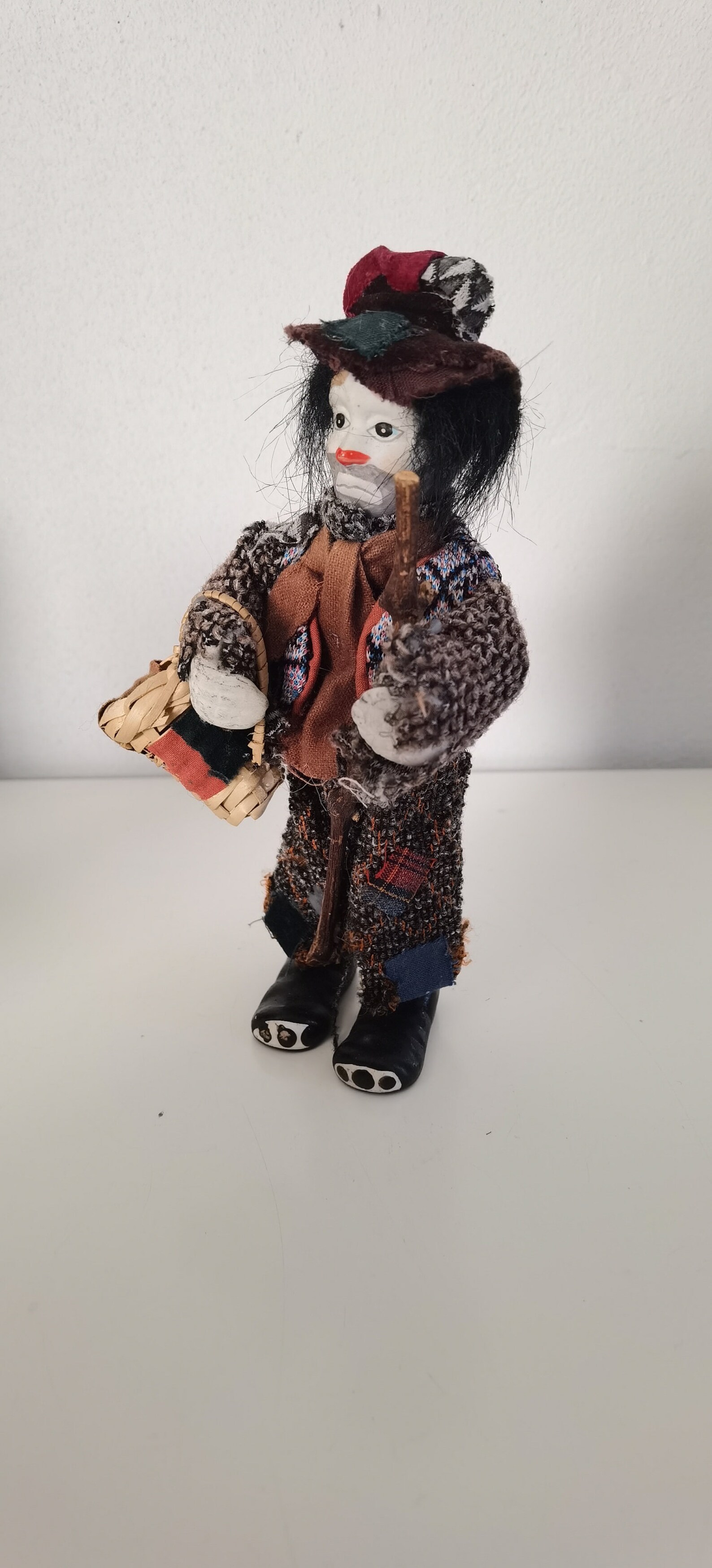 Vintage Homeless Porcelain Clown Clown Ceramic Figurine | Etsy