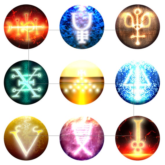 Elemental Magic Symbols