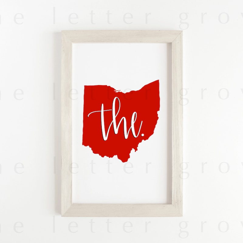 Ohio State Art - Etsy