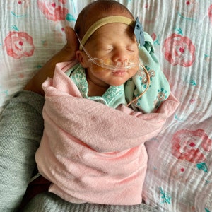 Preemie Bow Headband, Preemie Hair Bow Set, Tiny Bows, Newborn Hair Bow ...