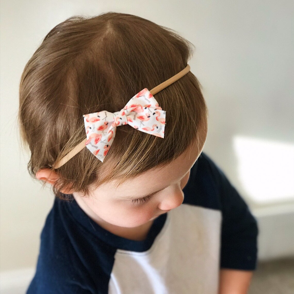 Baby Girl Bow Little Girl Bow Newborn Hair Bow Nylon Baby - Etsy
