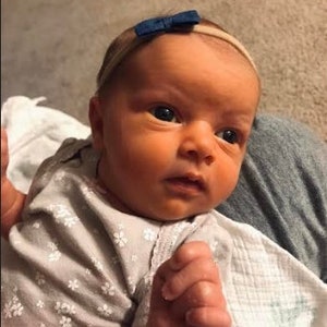 Preemie Bow Headband, Preemie Hair Bow Set, Tiny Bows, Newborn Hair Bow ...