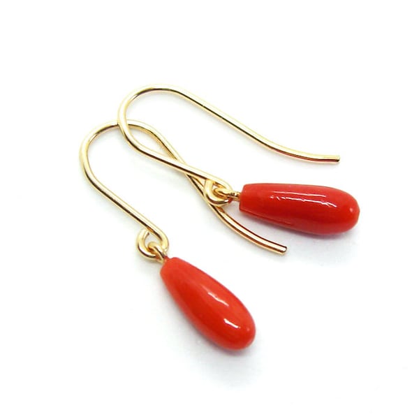 Coral Earrings - Etsy