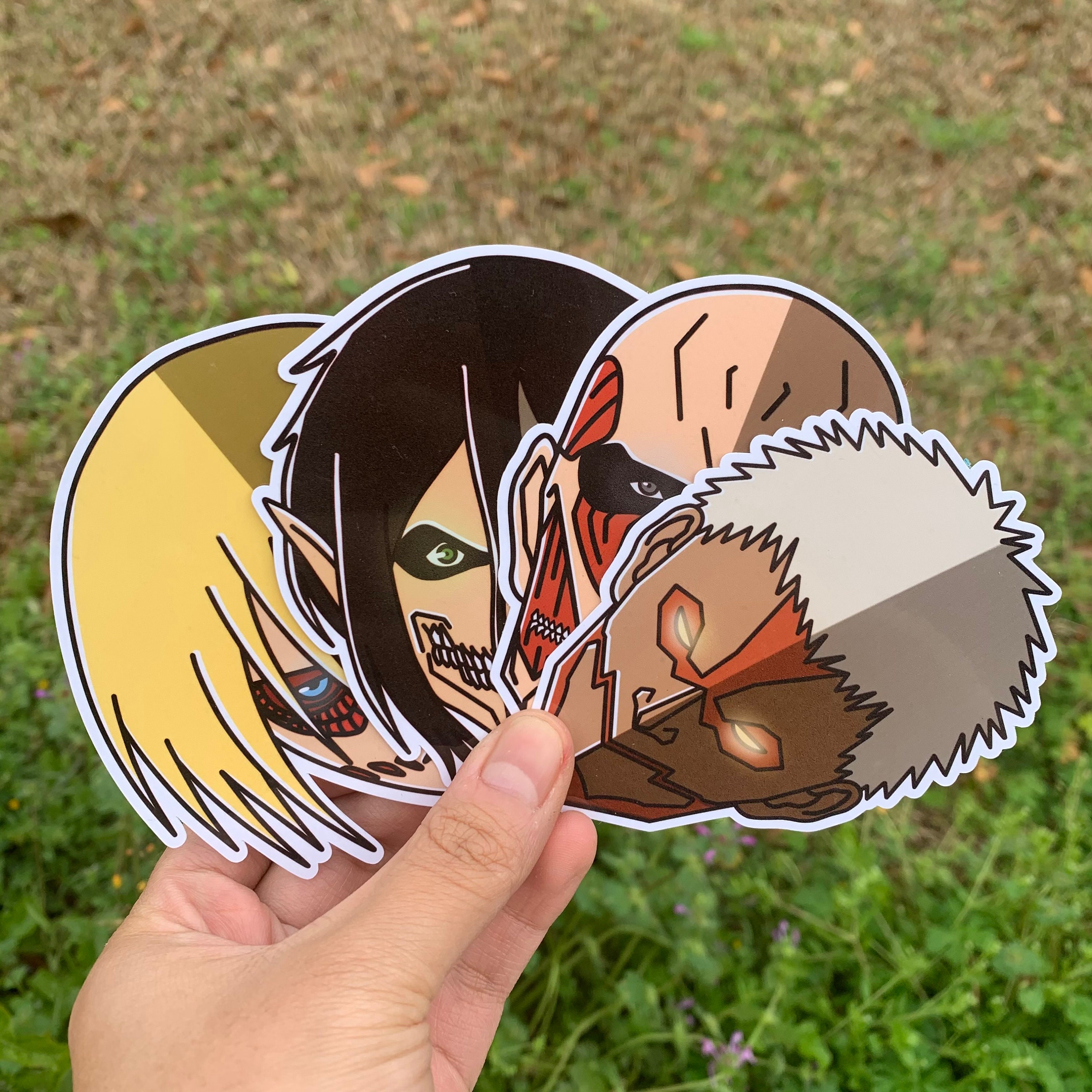 Attack On Titan Wall Titan Sticker at Jean Shinn blog