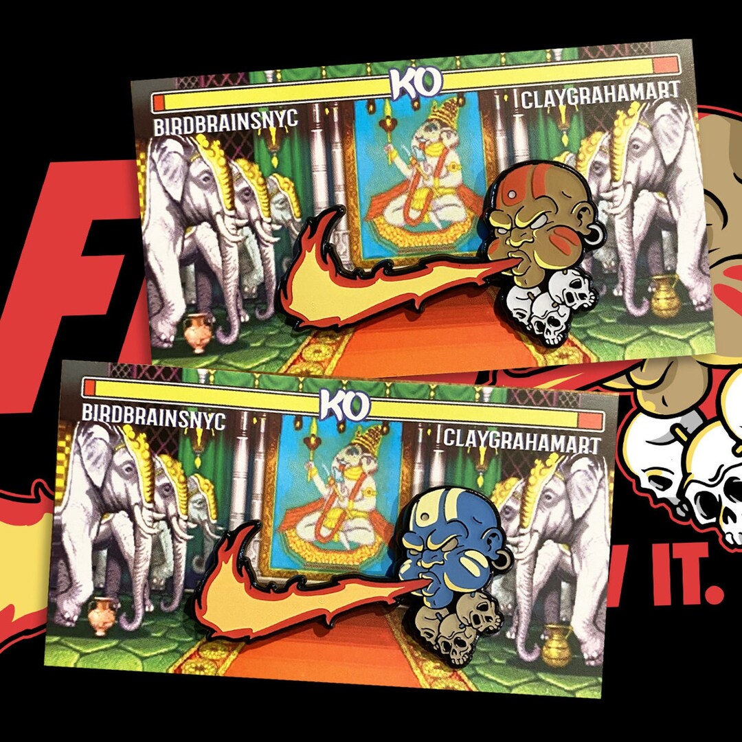 2 Just Spew It YogaFlame pin - Etsy España