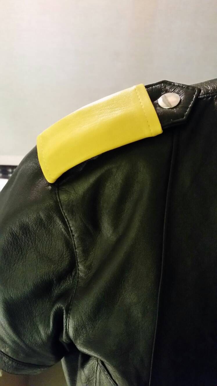 Leather Epaulette Cover - Etsy