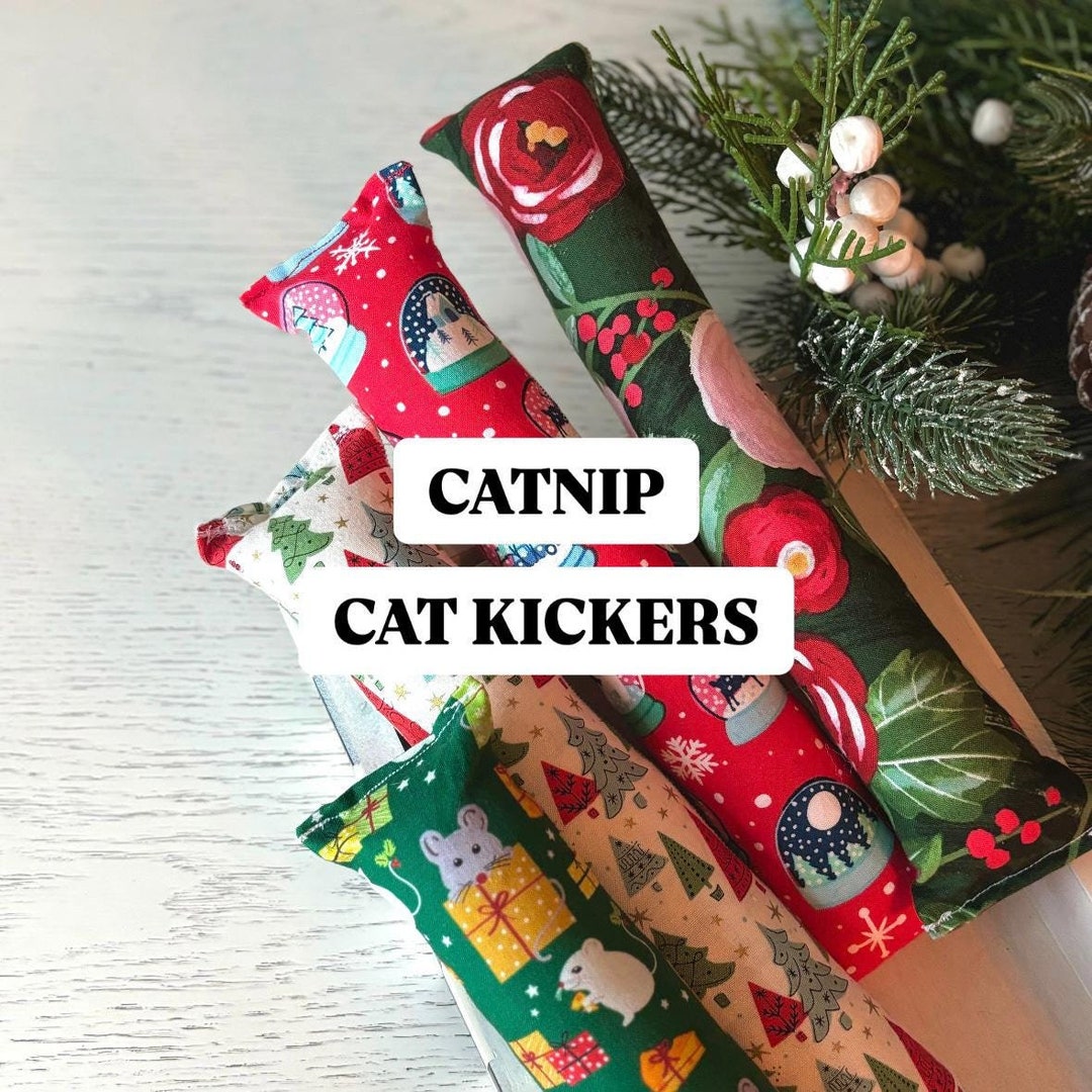 Catnip Cat Kickers — Holiday Two Pack | Cat Toy, Catnip Stick, Cat Gift ...