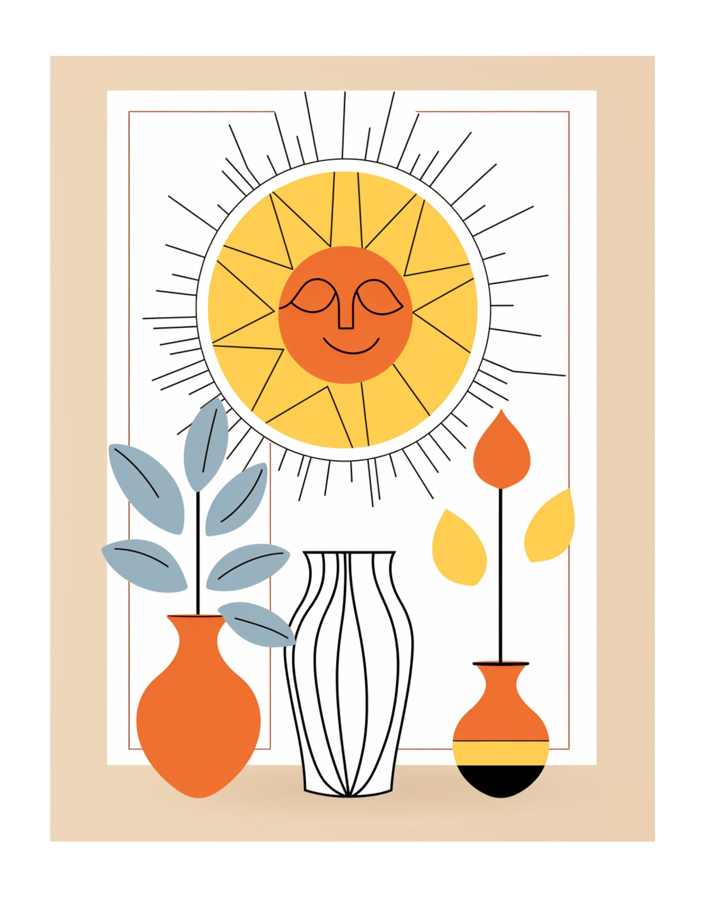 50 Minimalist Plant Coloring Pages Featuring Elegantly Simple Designs ...