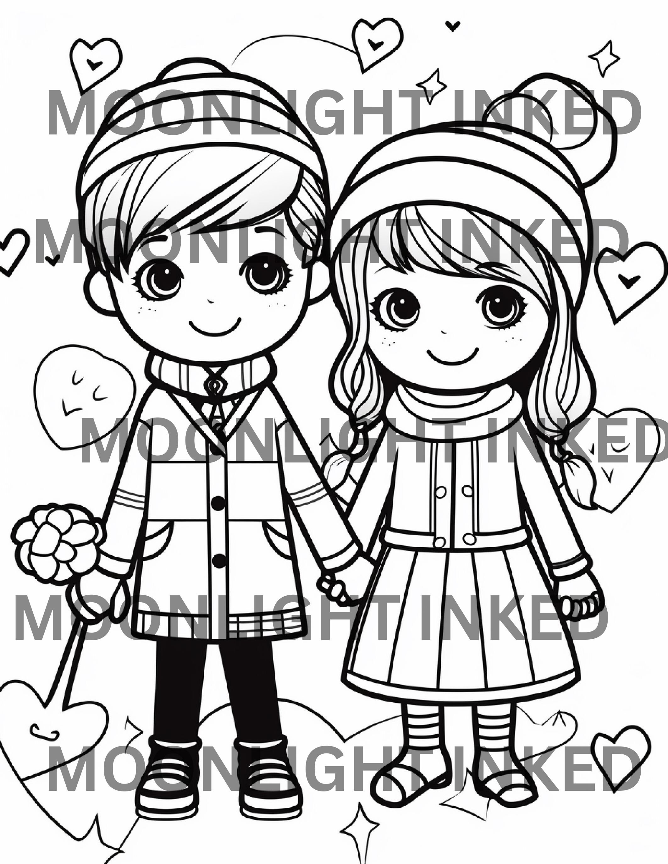 85 Valentine's Day Coloring Pages With Love Adorned in These Intricate ...
