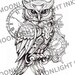 38 Steampunk Owl Coloring Book - Etsy